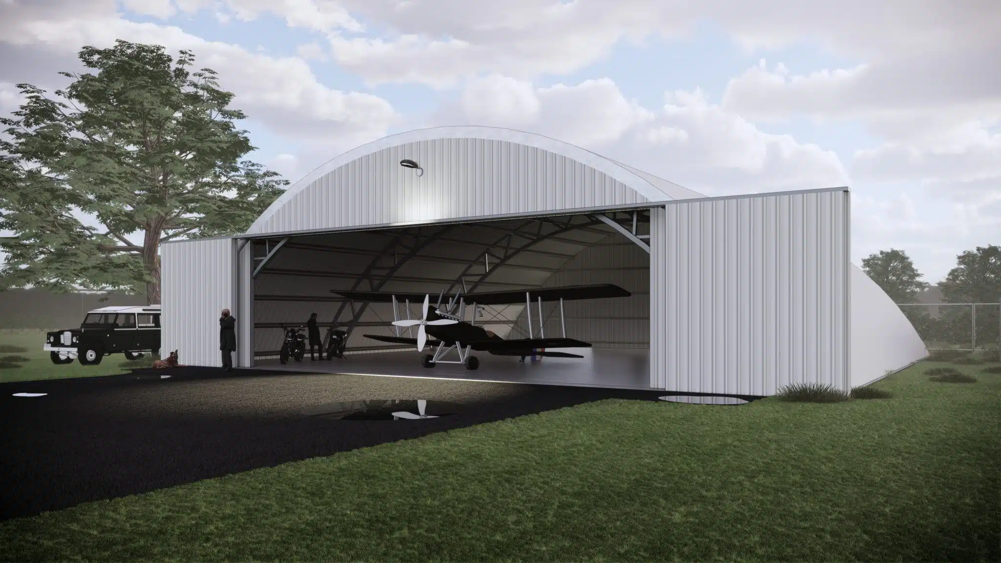 Aircraft Hangar Design & Construction | TechSpan Building Systems
